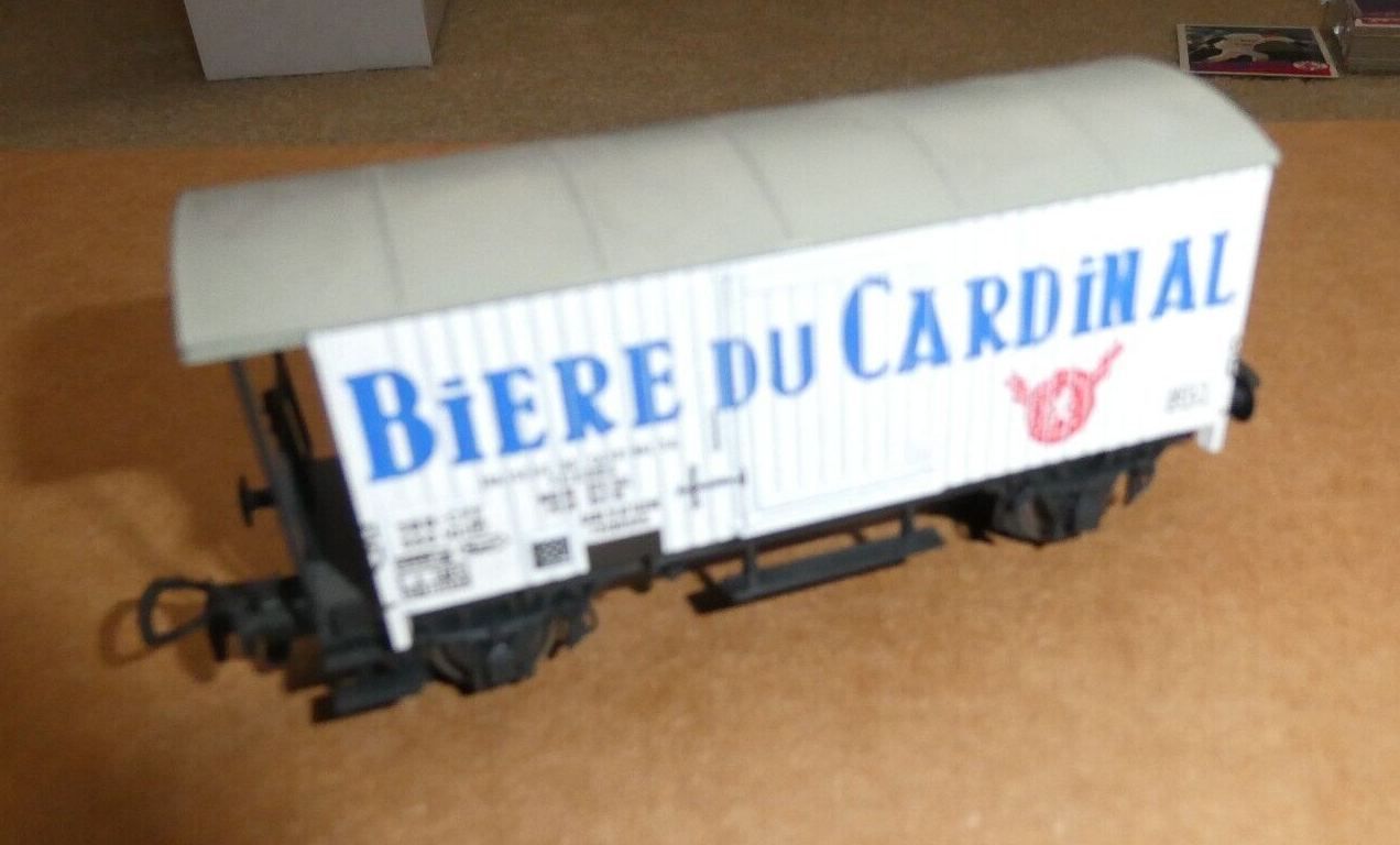 Vintage HO Scale Liliput Biere du Cardinal Beer Freight Car 3 1/2" Long ...
