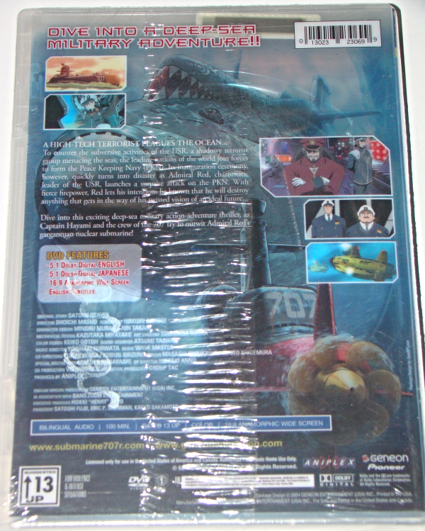 GENEON - SUBMARINE 707 REVOLUTION - THE MOVIE (Anime Dvd) - DVDs & Blu ...