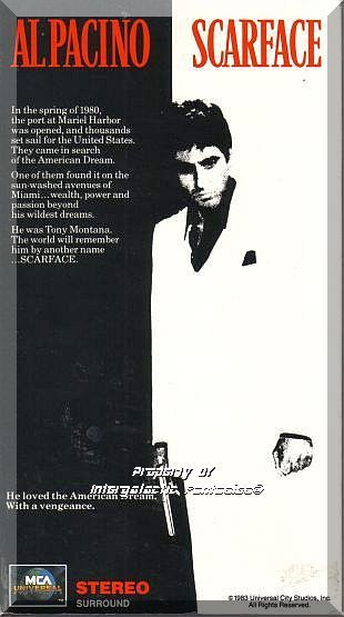 VHS - Scarface (1983) *Michelle Pfeiffer / Al Pacino / Mary Liz ...