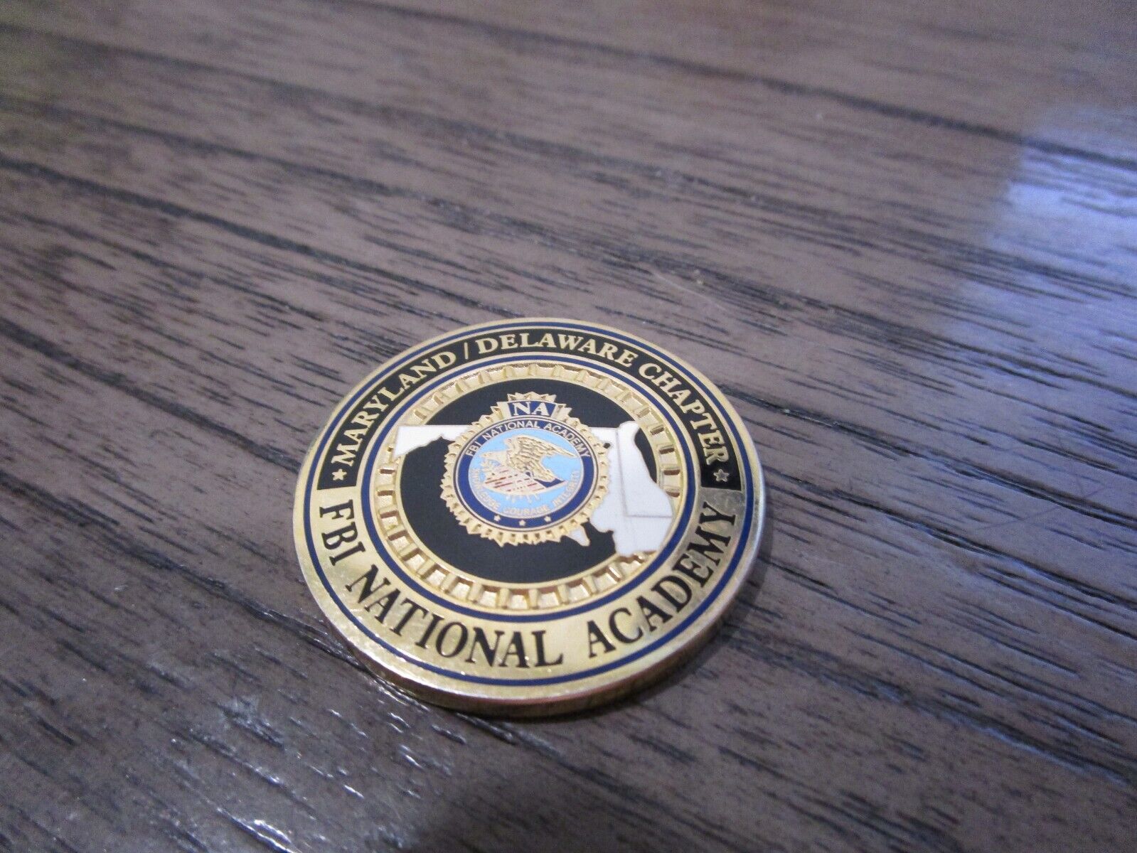DOJ FBI Federal Investigation Bureau National Academy Challenge Coin ...