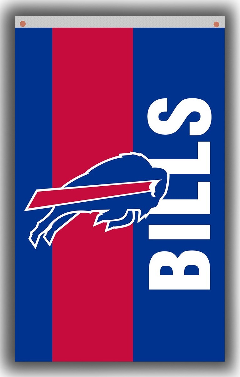 Buffalo Bills Football Team Memorable Flag 90x150cm3x5ft Vertikal Super ...