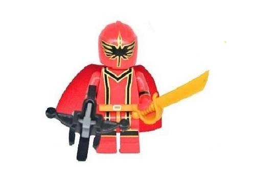 Gift Minifigure Red Power Ranger Tv Show - LEGO (R) Minifigures