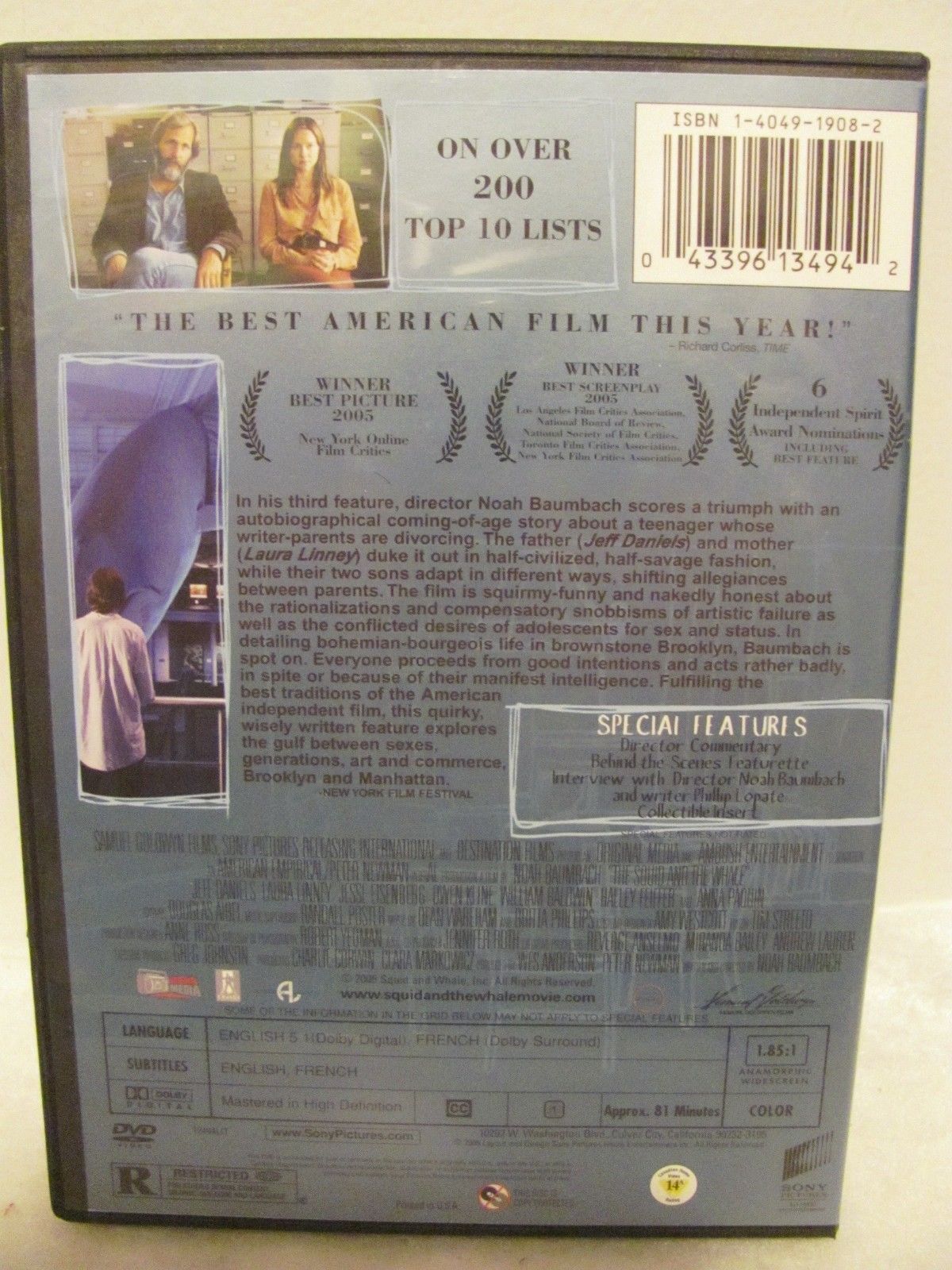 DVD The Squid and the Whale (DVD, 2006, Special Edition) - DVDs & Blu ...