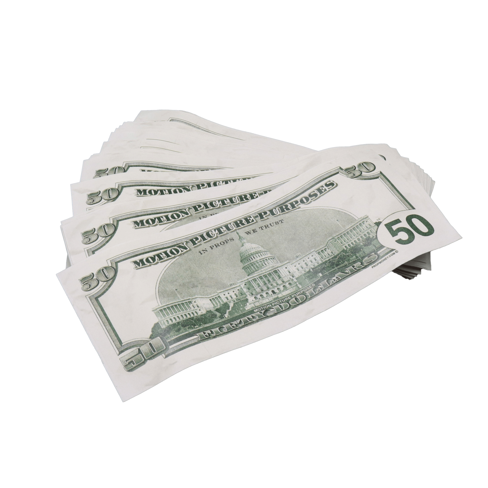 $5,000 Aged Full Print 2000 Series Prop Money Band - Reproductions