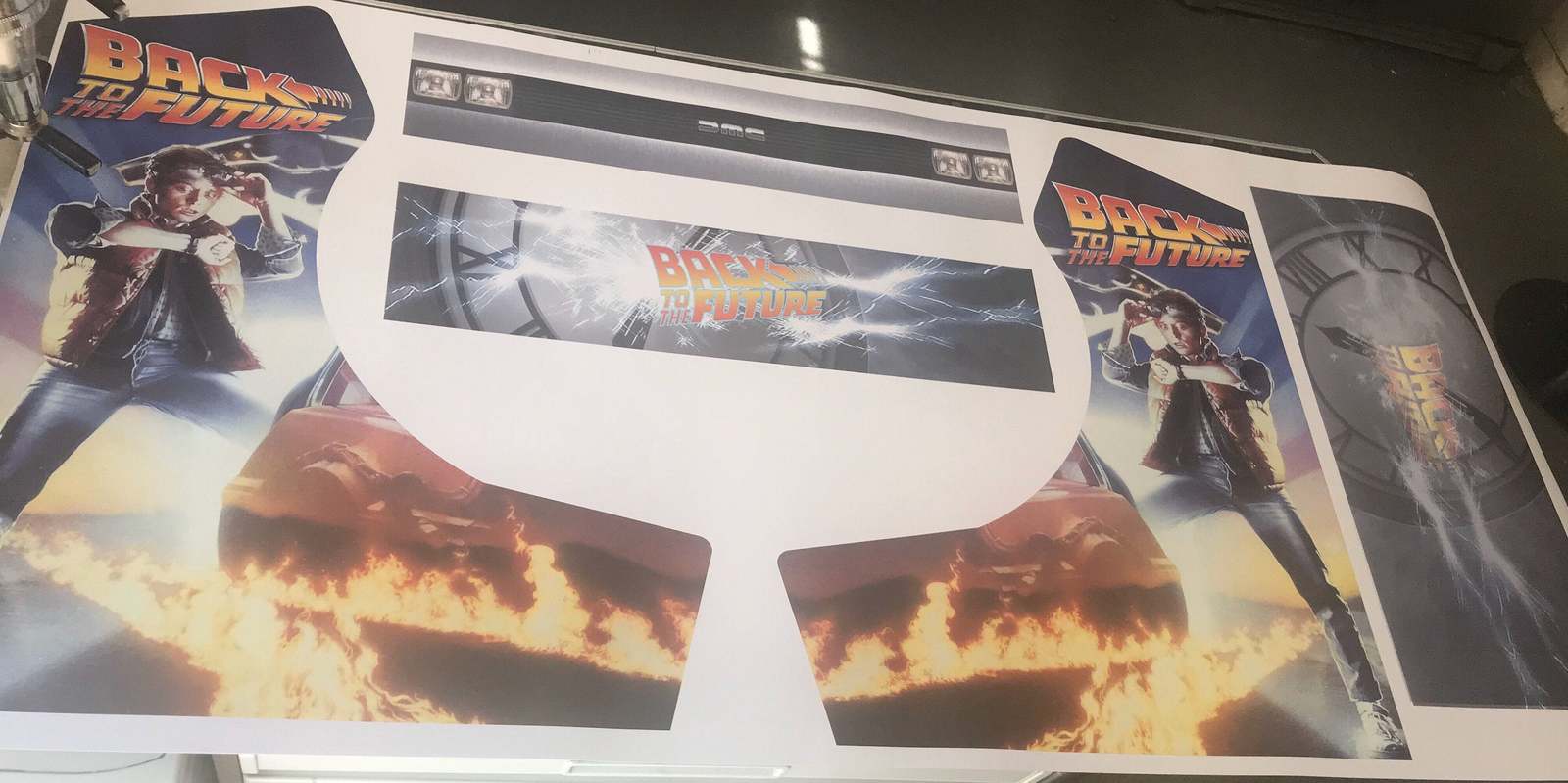 Back to the Future Bartop Arcade Cabinet vinyl graphics, Arcade bartop ...