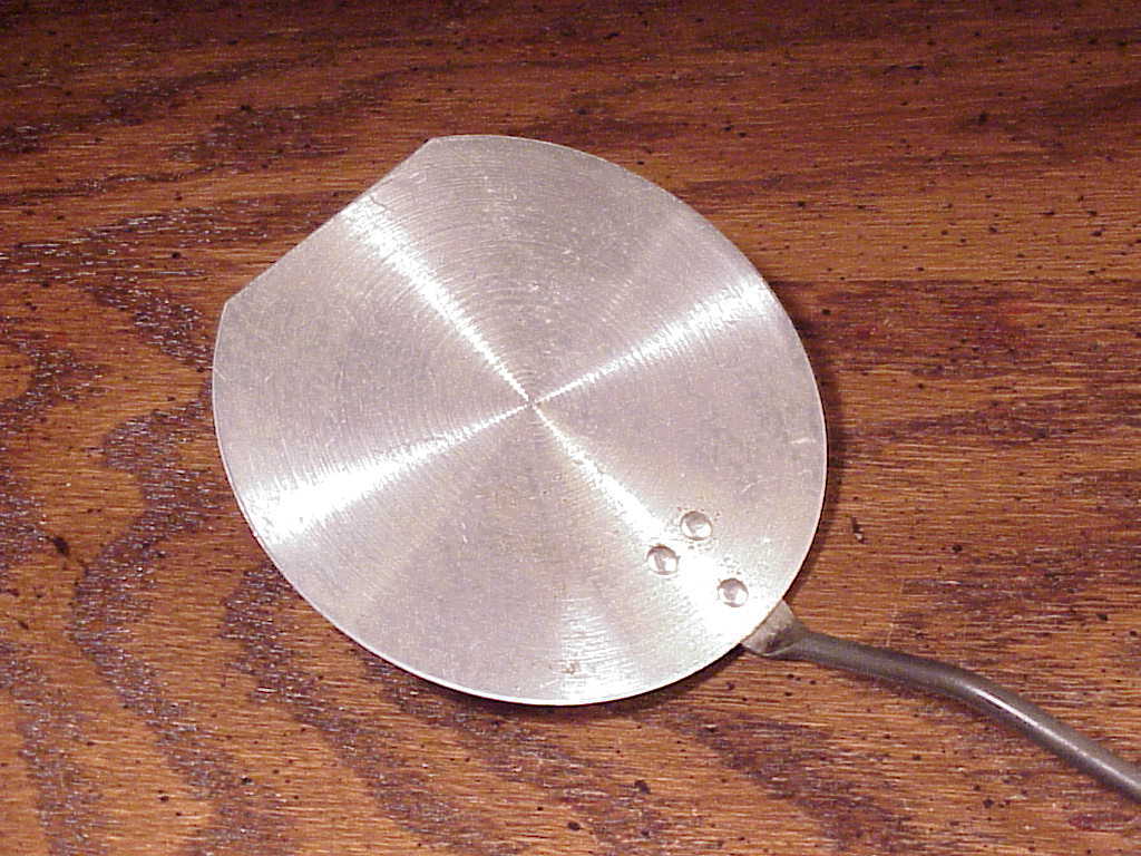 Pancake Flipper Hamburger Turner with Red Wooden Handle - Kitchen & Home