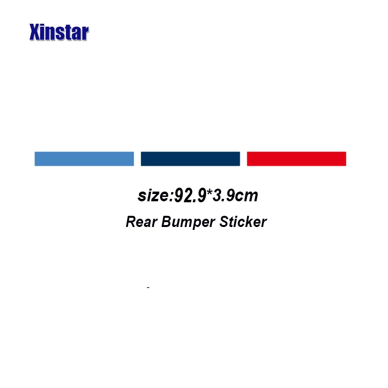 M Power Performance Car Front Bumper Sticker For E36 E39 E46 E60 E61 ...