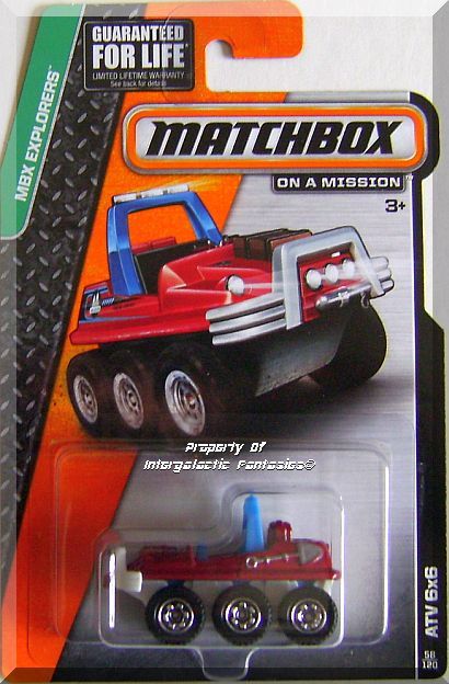 Matchbox - ATV 6x6: MBX Explorers #58/120 (2014) *Red Edition ...