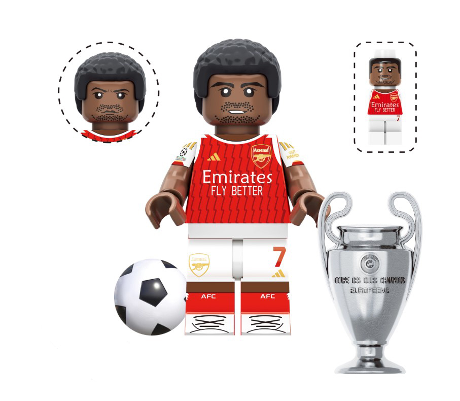 Minifigures Bukayo Saka Soccer Player World Cup V2 Toys - LEGO (R ...