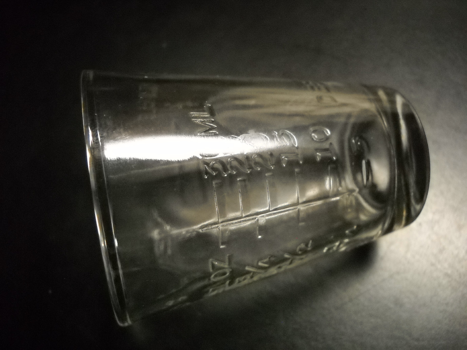 Glasco Shot Glass Clear Glass with Measurement Levels ML Table Tea ...