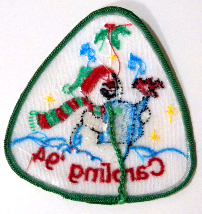 1994 Caroling Girl Scouts Collectible Embroidered Patch NOS - Badges ...