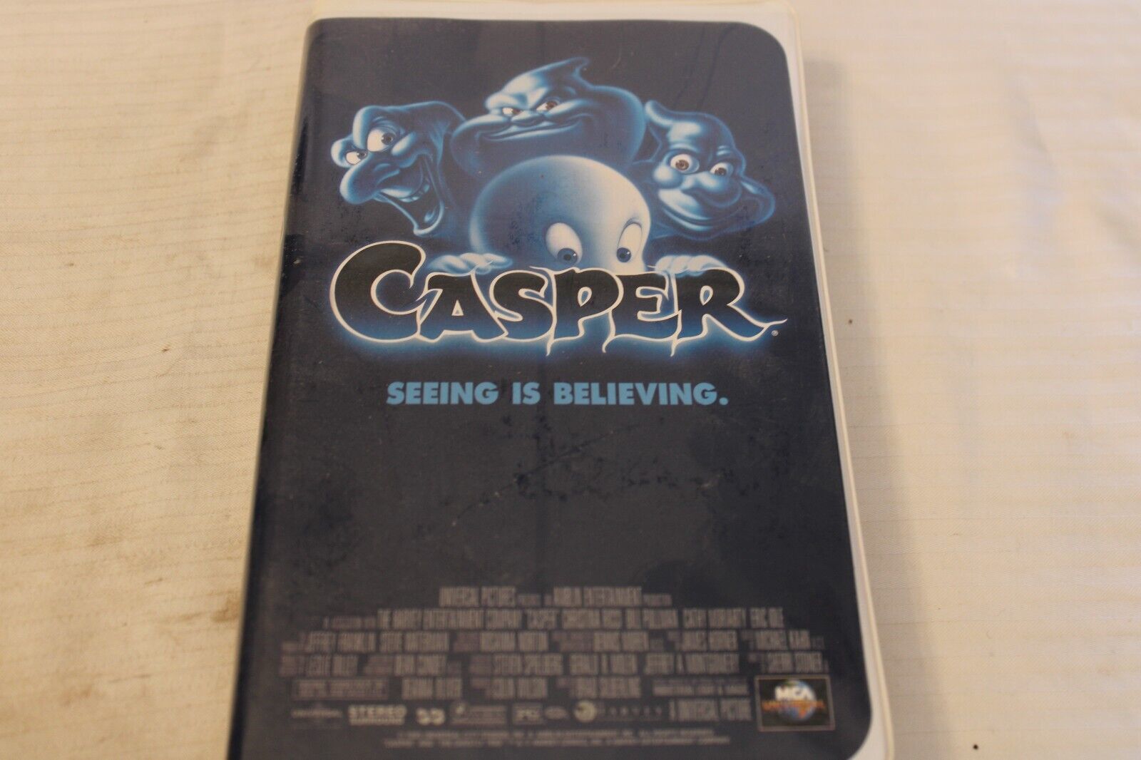 Casper (VHS, 1997, Clamshell) Bill Pullman, Christina Ricci, Cathy ...