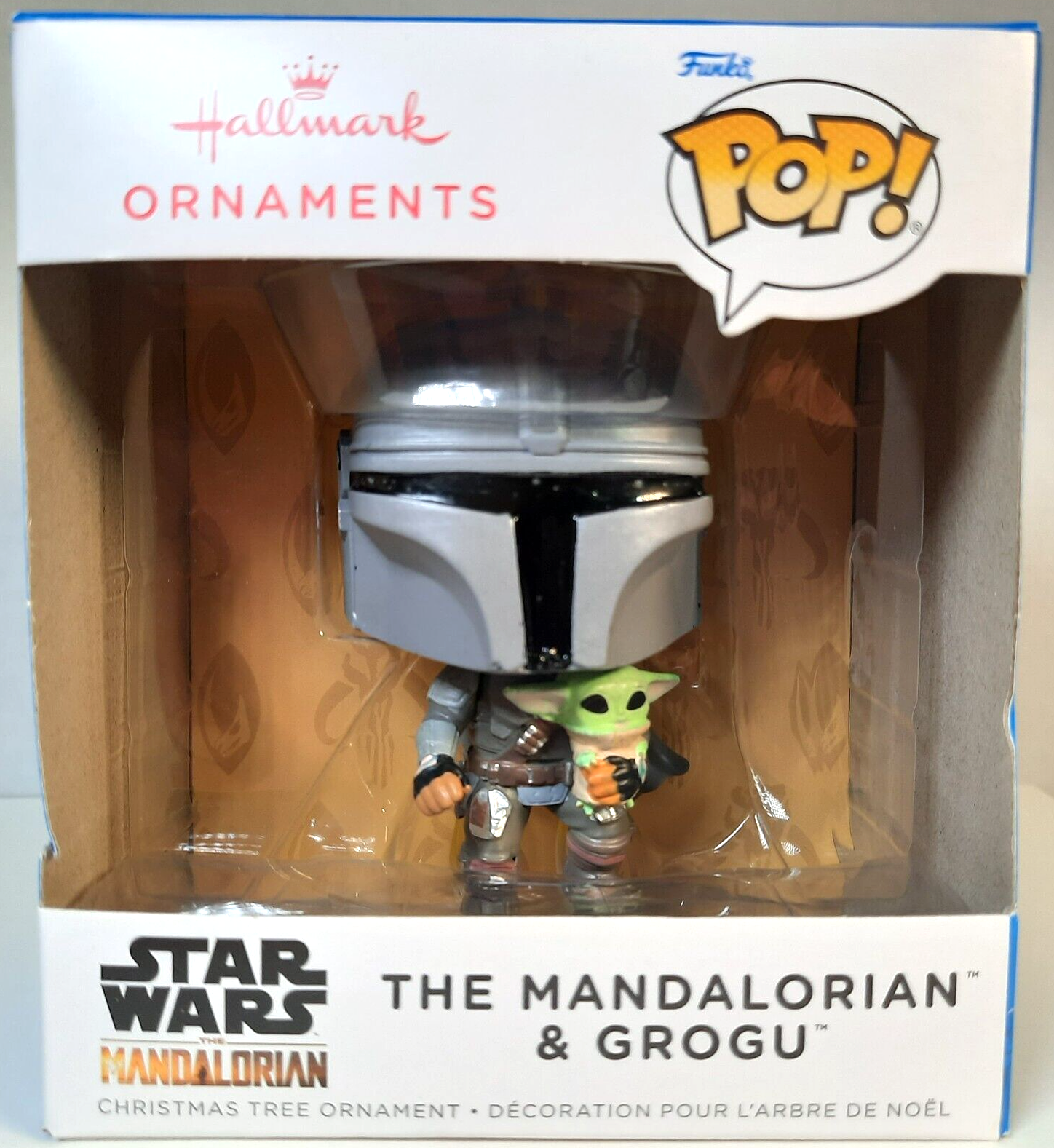2022 Hallmark Star Wars Funko Pop Mandolorian & Grogu Christmas Tree ...