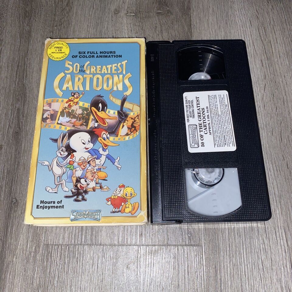 50 of the Greatest Cartoons VHS Tape Bugs and 50 similar items