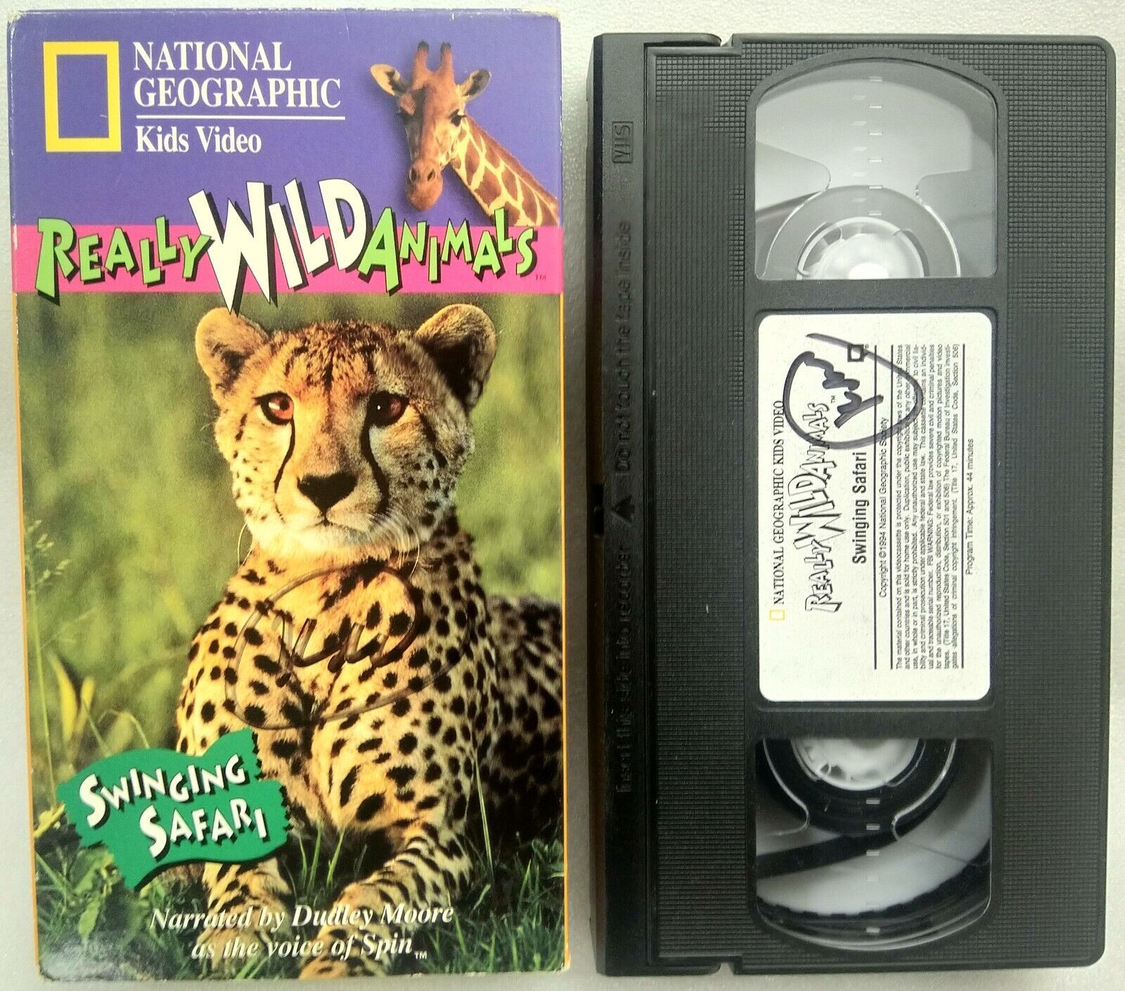 VHS Really Wild Animals - Swinging Safari (VHS, 1994, National ...