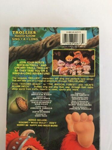 TROLLIES Radio Show Sing-Along VHS(1992 animated)TESTED-RARE VINTAGE ... TROLLIES Radio Show Sing-Along VHS(1992 animated)TESTED-RARE VINTAGE ...