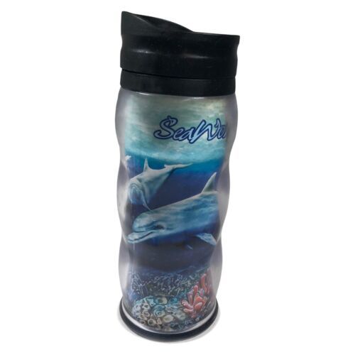 VTG Whirley Drink Works SeaWorld Cup Dolphin Themed Graphics Insulated ...