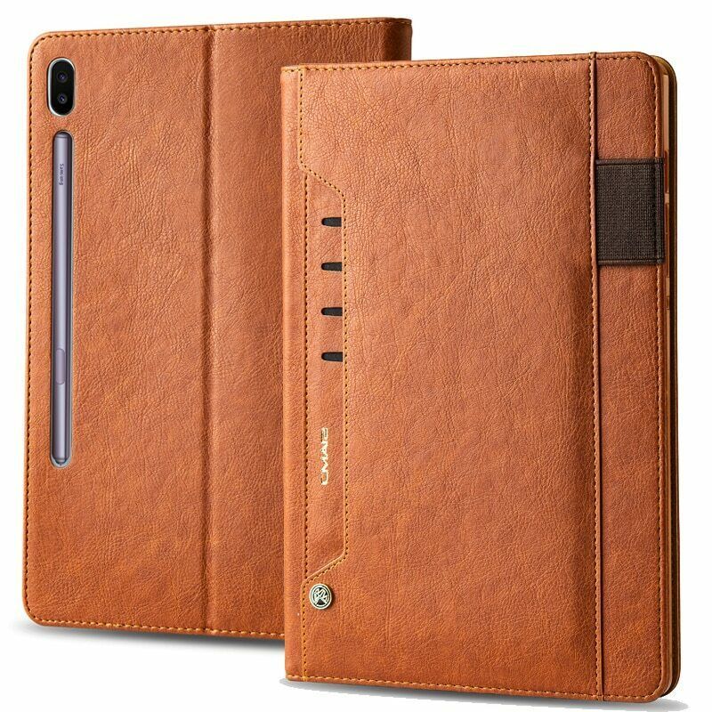 LEATHER MAGNETIC FLIP BACK COVER CASE Samsung Galaxy Tab S6 10.5 inch ...