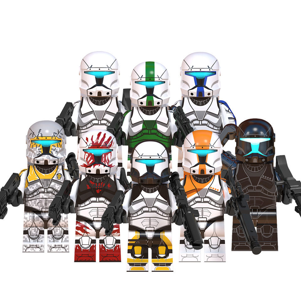 8pcs Star Wars Clone Commando Delta Squad and similar items