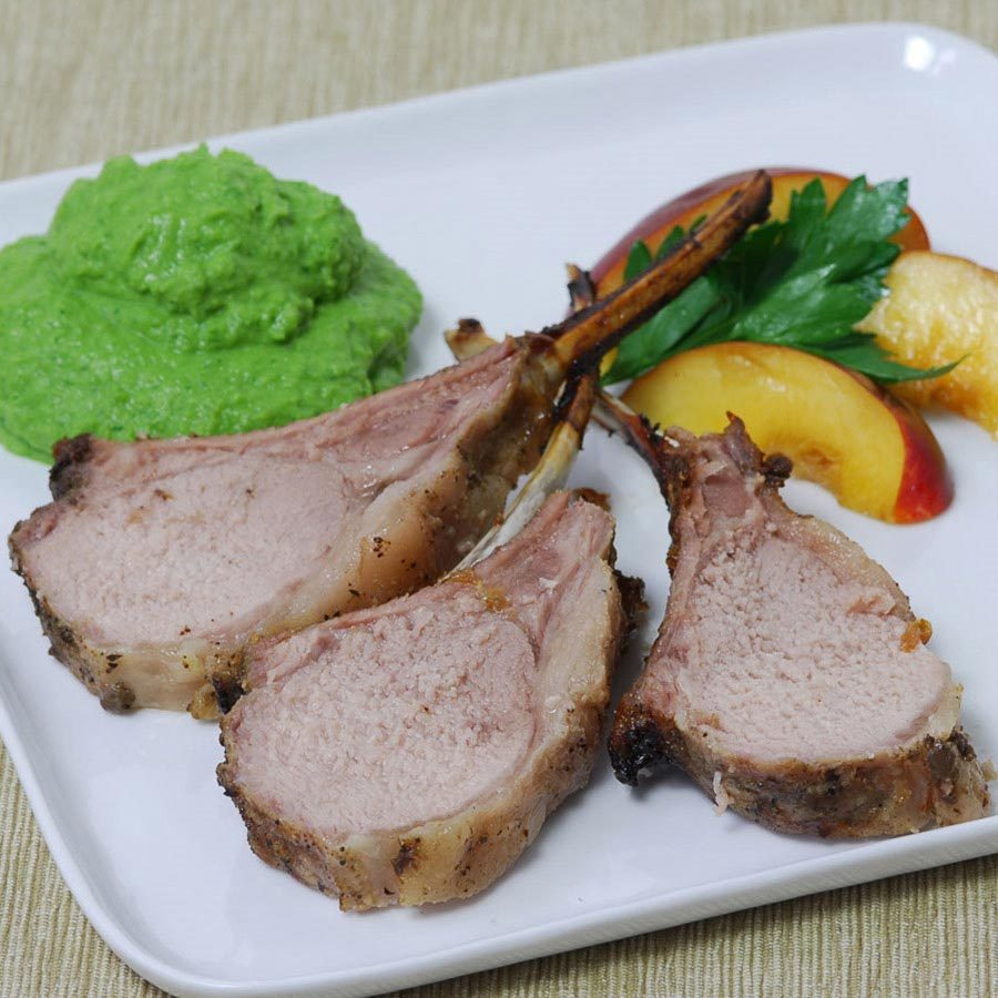 Wild Boar Frenched 10-Rib Racks - 6 racks, 2-3 lbs ea - Food & Beverages