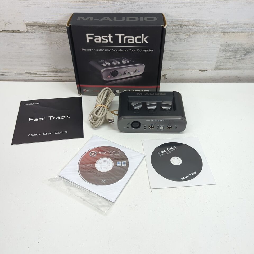 M-Audio Fast Track Pro Digital Recording Interface With Cord - Audio ...