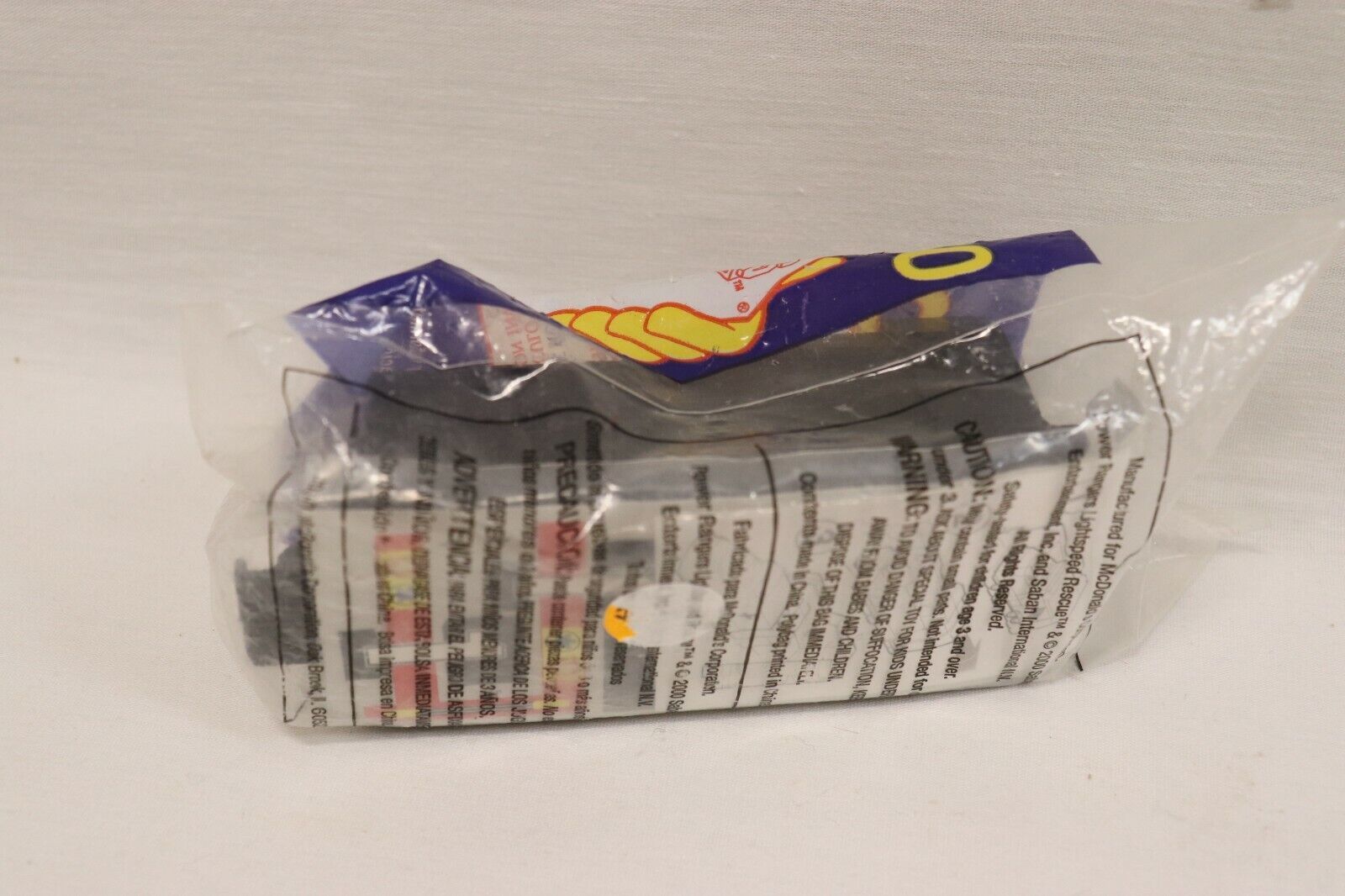 VINTAGE SEALED 2000 McDonald's Power Rangers Red Rail Rescue - Fast Food