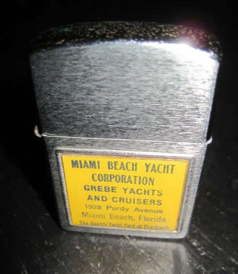 "LIFE-LITER RITEPOINT" Miami Beach Yacht Corporation Flip Top Chrome ...