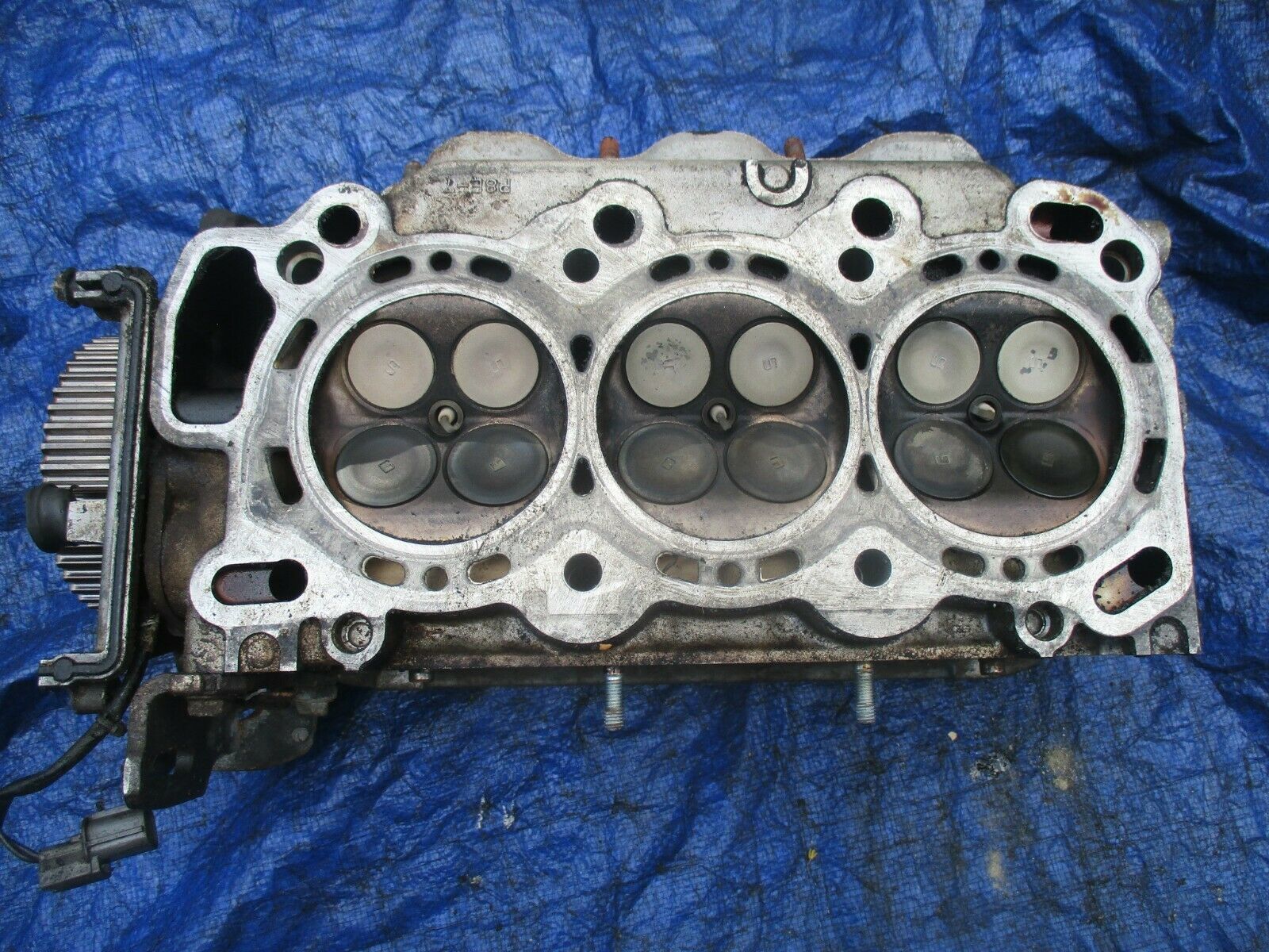 2001 Acura MDX J35A3 left bare cylinder head assembly OEM engine motor ...