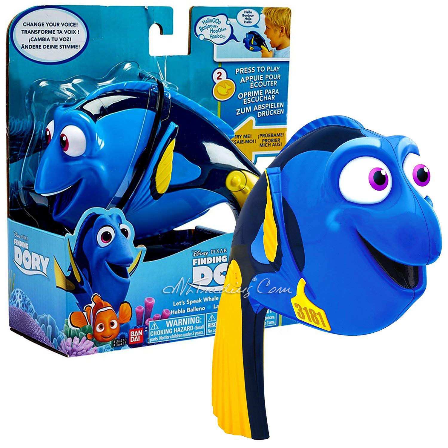 NEW Disney Pixar Finding Dory Voice Changer Electronic LET'S SPEAK ...