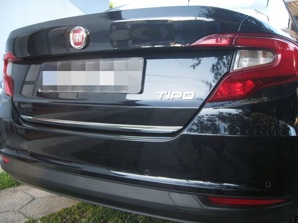 Fiat TIPO Notchback - Martig chrome strip for tailgate trim strip ...