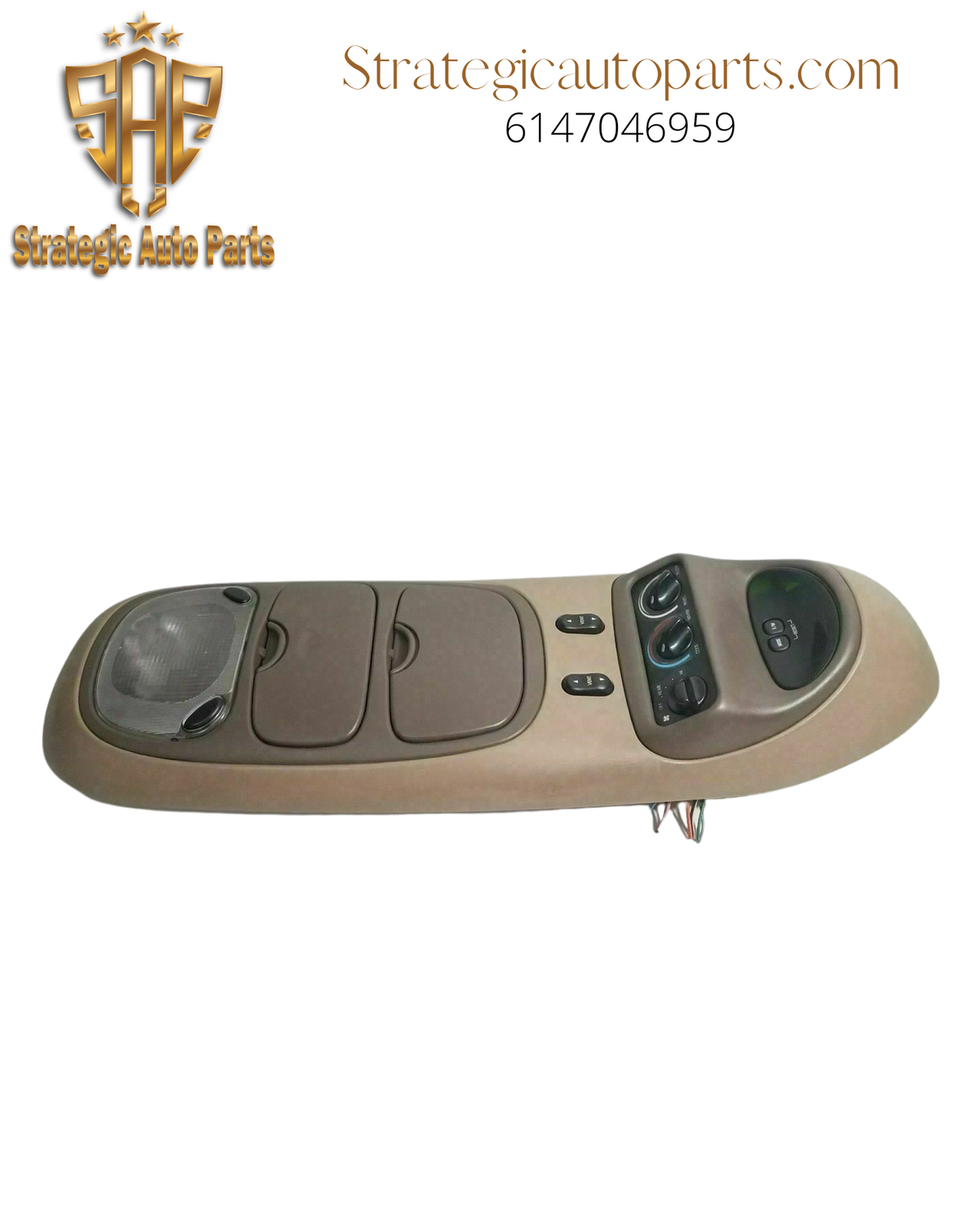 For 2000-2005 Ford Excursion Overhead Console Dome Light Tan 4C7Z ...