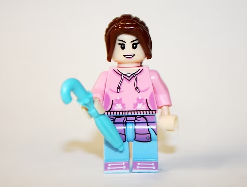 Building Custom Woman 80s Sweat Suit Minifigure Action Figures - LEGO ...