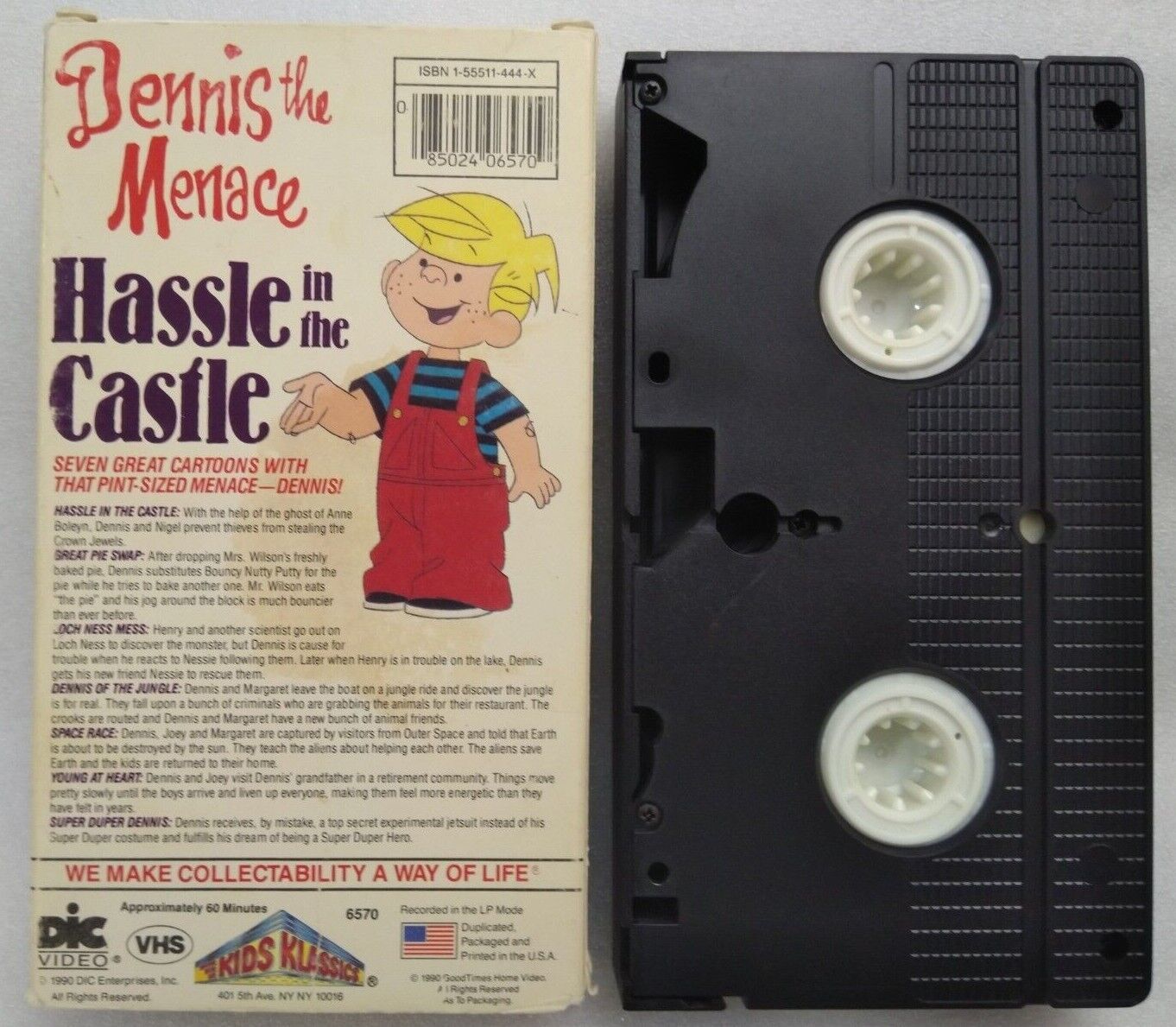 Vhs Dennis The Menace Hassle In The Castle 7 Episodes Vhs 1990