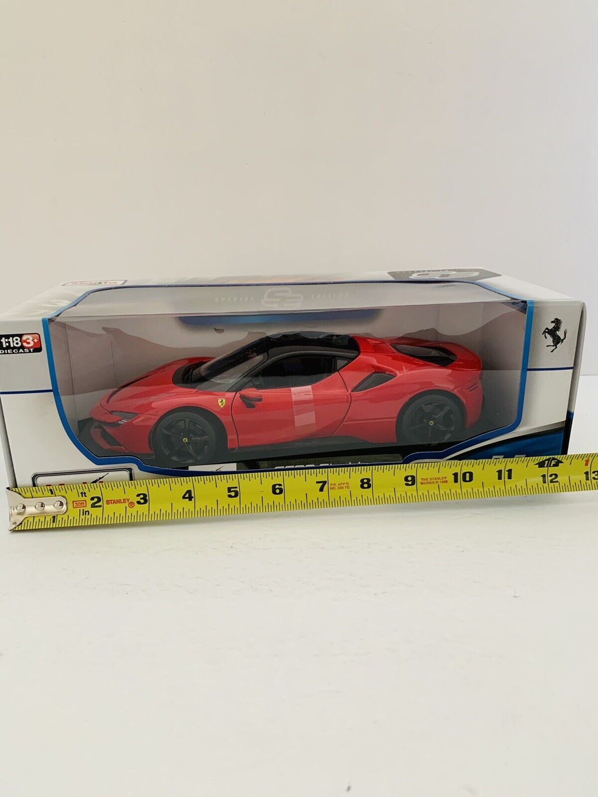 Maisto Ferrari SF90 Stradale 1:18 Diecast Red Car Figure - Contemporary ...