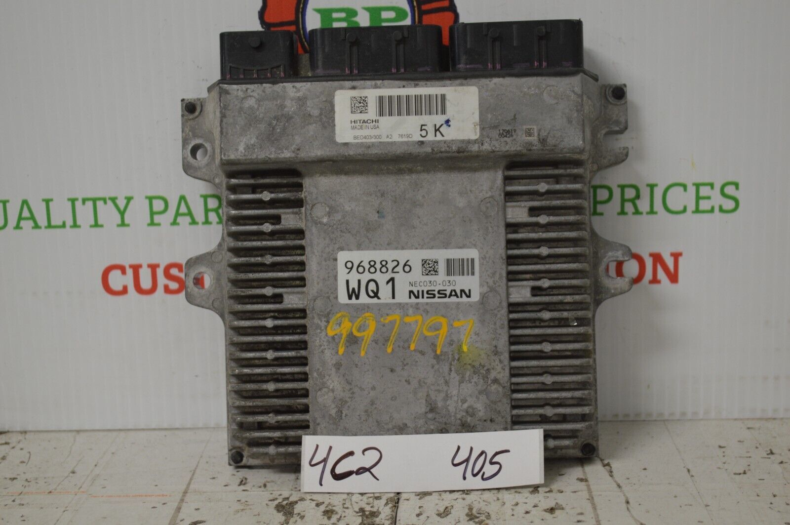 2017 Nissan Pathfinder Engine Control Unit ECU BED403300A2 Module 405 ...