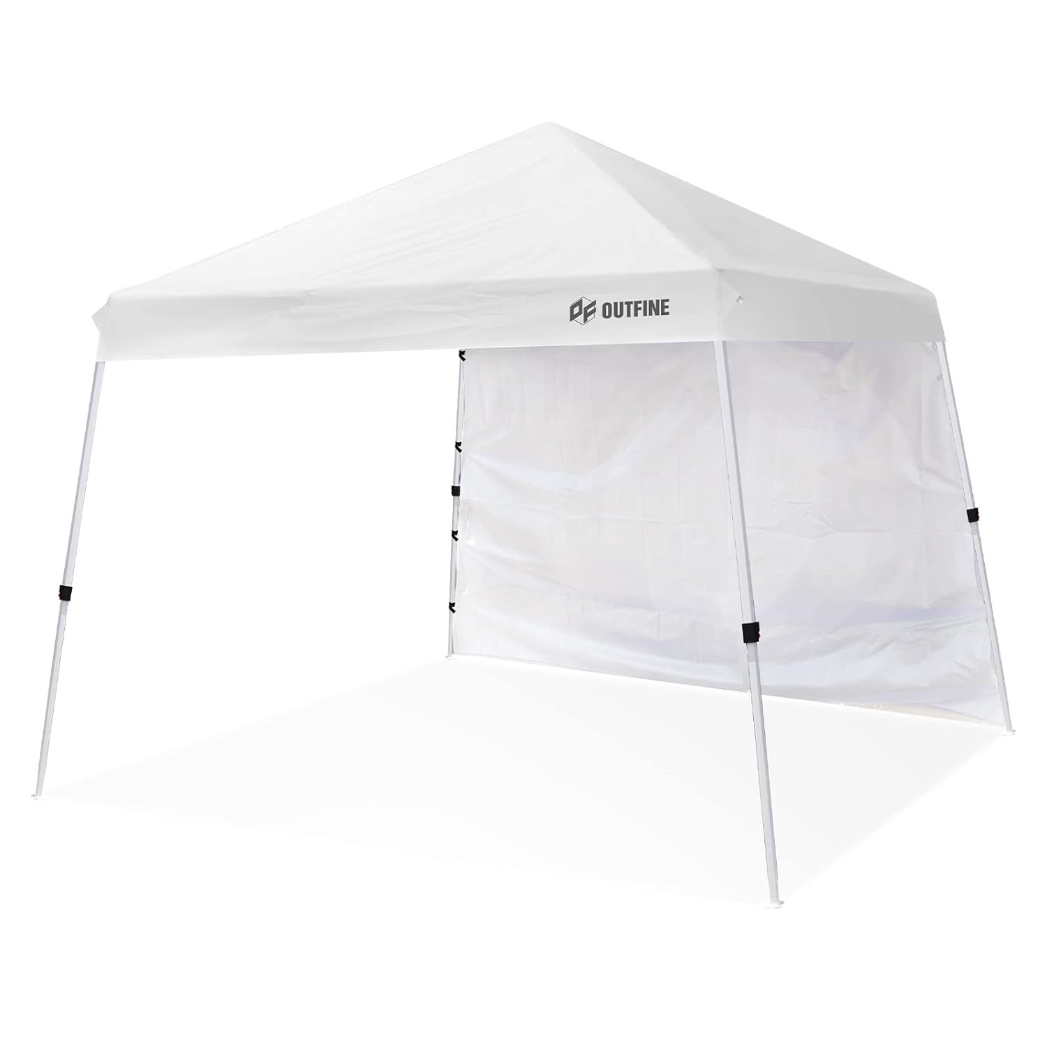 Canopy 10'X10' Slant Leg Pop Up Canopy, Outdoor Patio Portable Tent ...