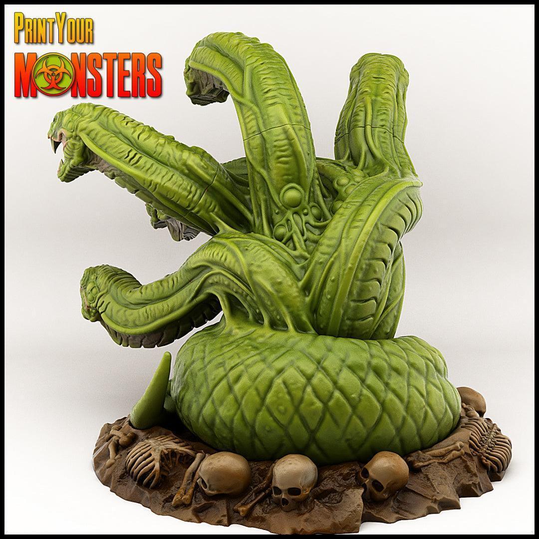 3D Printed Print your Monster Hydra 28 32mm D&D - 28mm