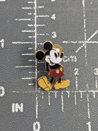 VTG Disney Mickey Mouse Enamel Lapel Pin Made In Taiwan Black Red ...