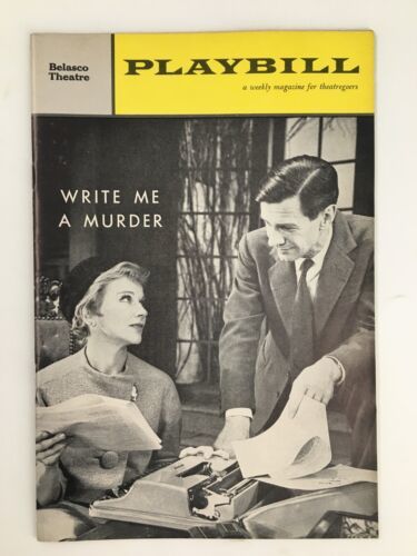 1962 Playbill Belasco Theatre James Donald, and similar items