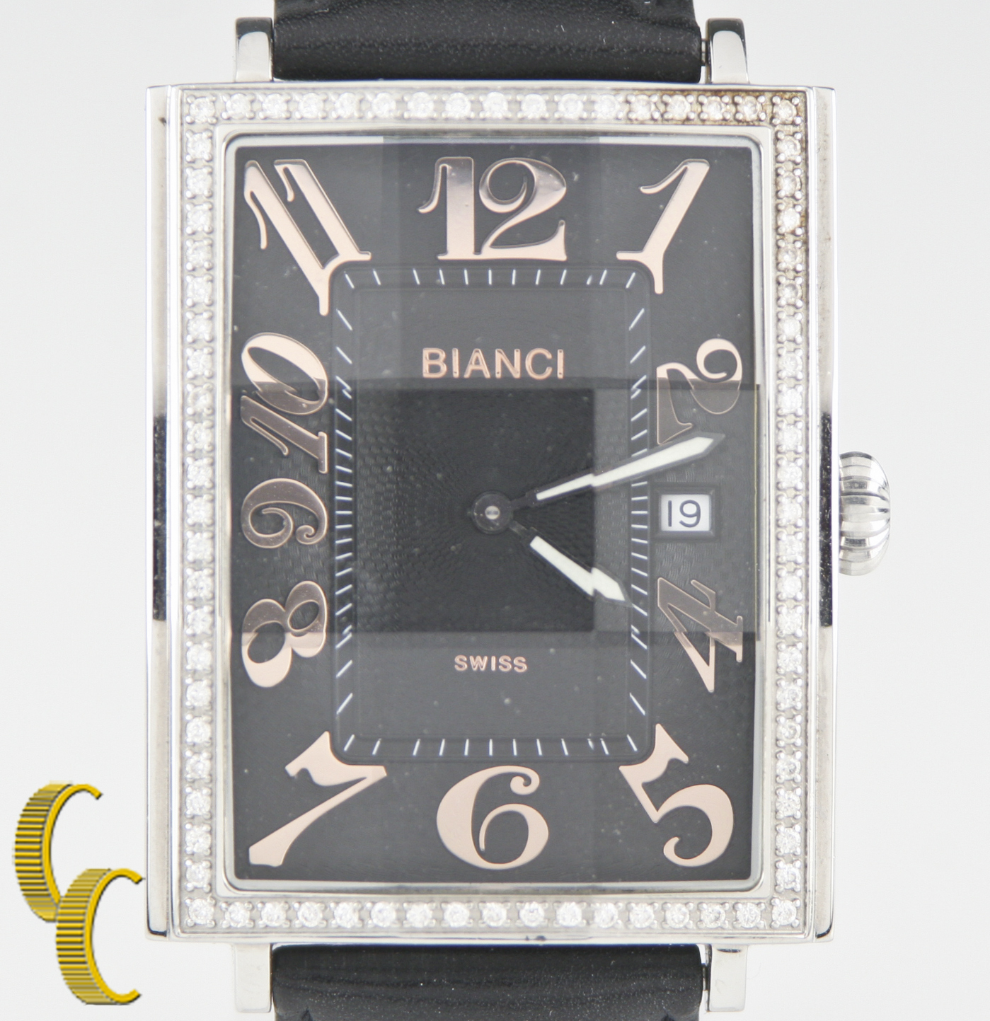 Roberto Bianci Stainless Steel Diamond Women's Watch Beautiful Gift ...