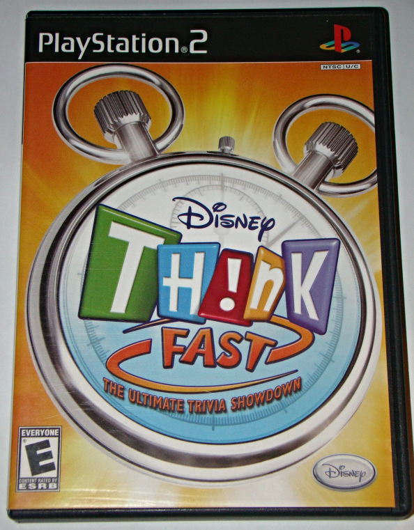 Playstation 2 - Disney THINK FAST THE ULTIMATE TRIVIA (Complete with ...