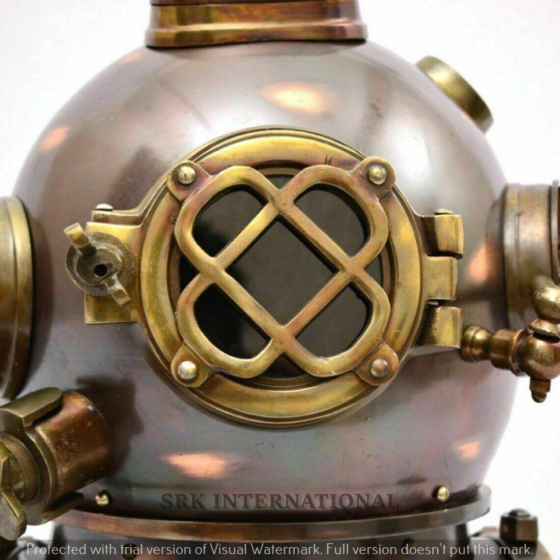 18 US Navy Mark V Anchor Engineering Diving Divers Helmet Maritime ...