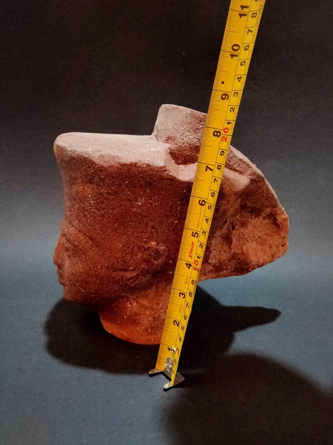 A unique and rare model of King Tutankhamun's head, handmade in Egypt ...