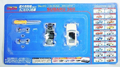 Kyosho 1/64 DyDo Tokudaiji Mini Car Kit SUBARU - No 01 360 White Semi ...