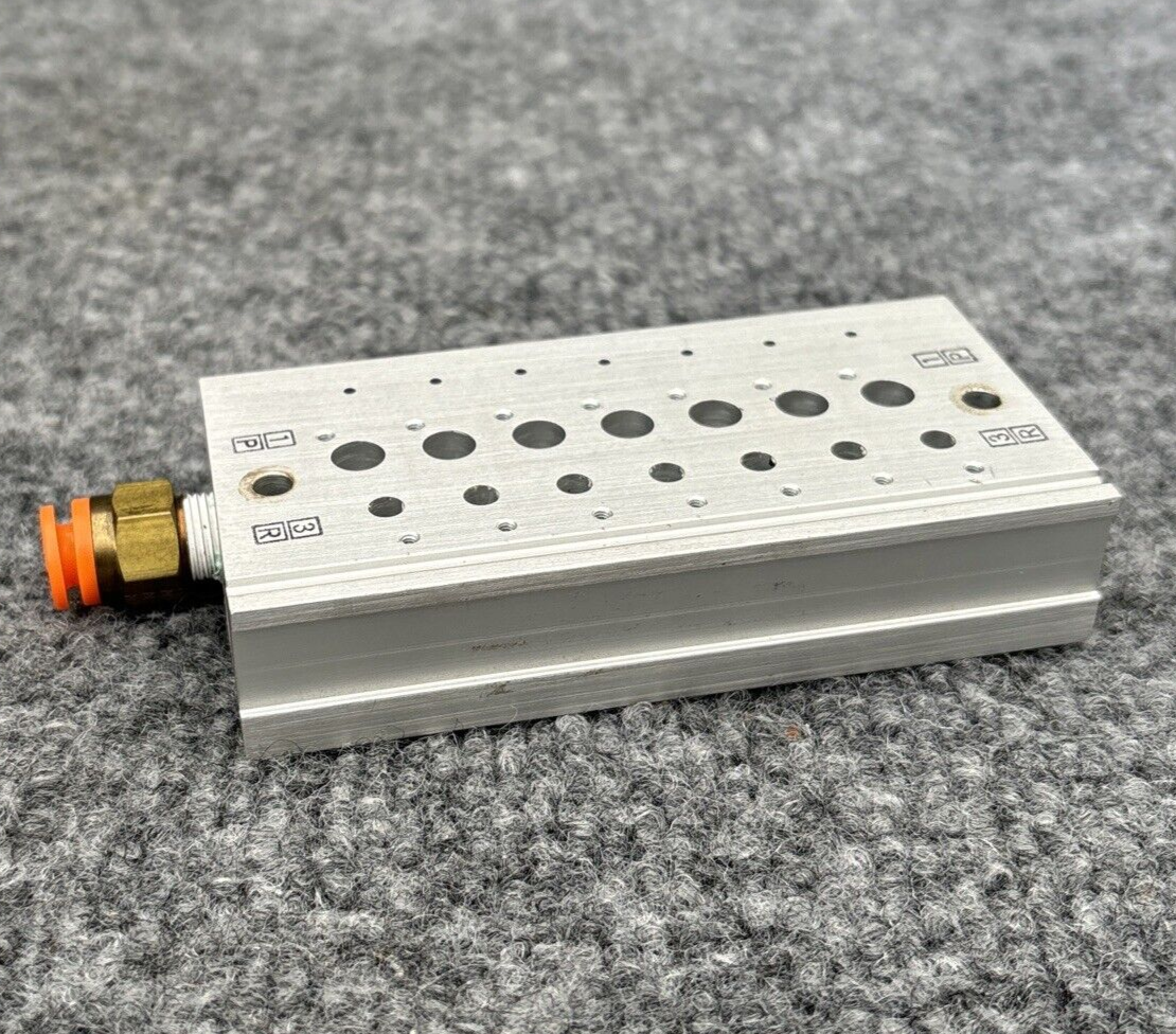 SMC VV3QZ12-07C-00T Manifold Body Ported VQZ100 Pneumatic valve Block ...