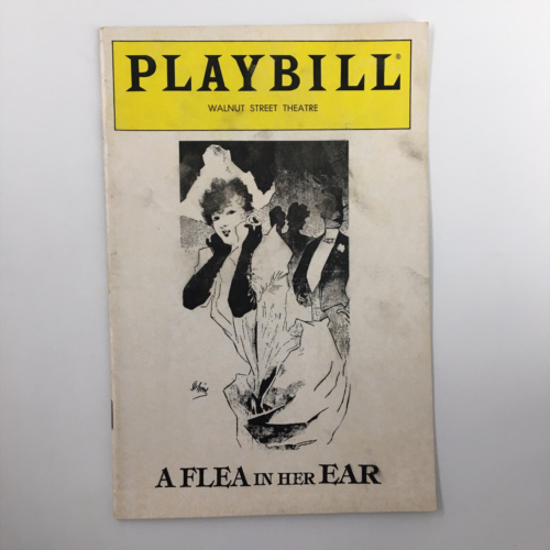 1982 Playbill Walnut Street Company A Flea in her Ear by Donald Ewer ...