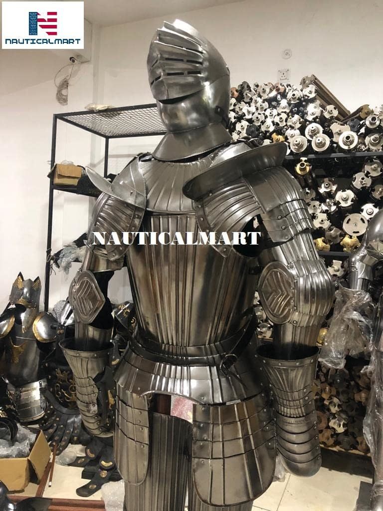 Maximilian Half Armour 1515 Reenactment LARP Steel Body Suit of Armor ...