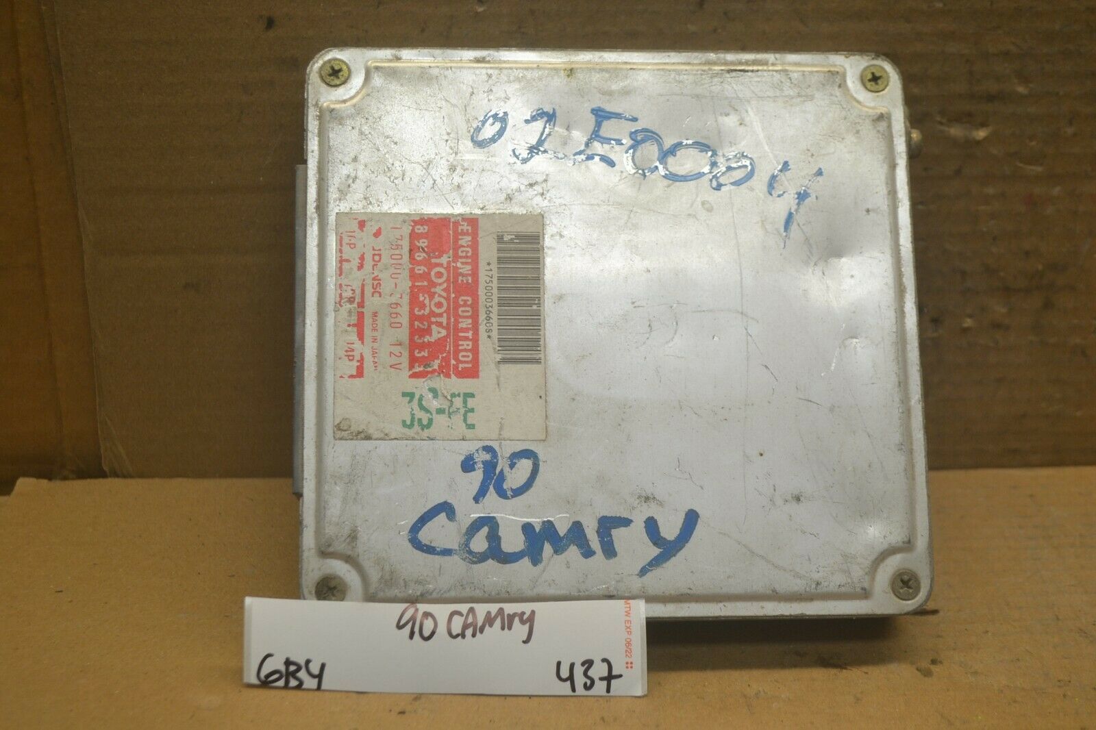 90-91 Toyota Camry Engine Control Unit ECU Module 8966132333 437-6b4 ...