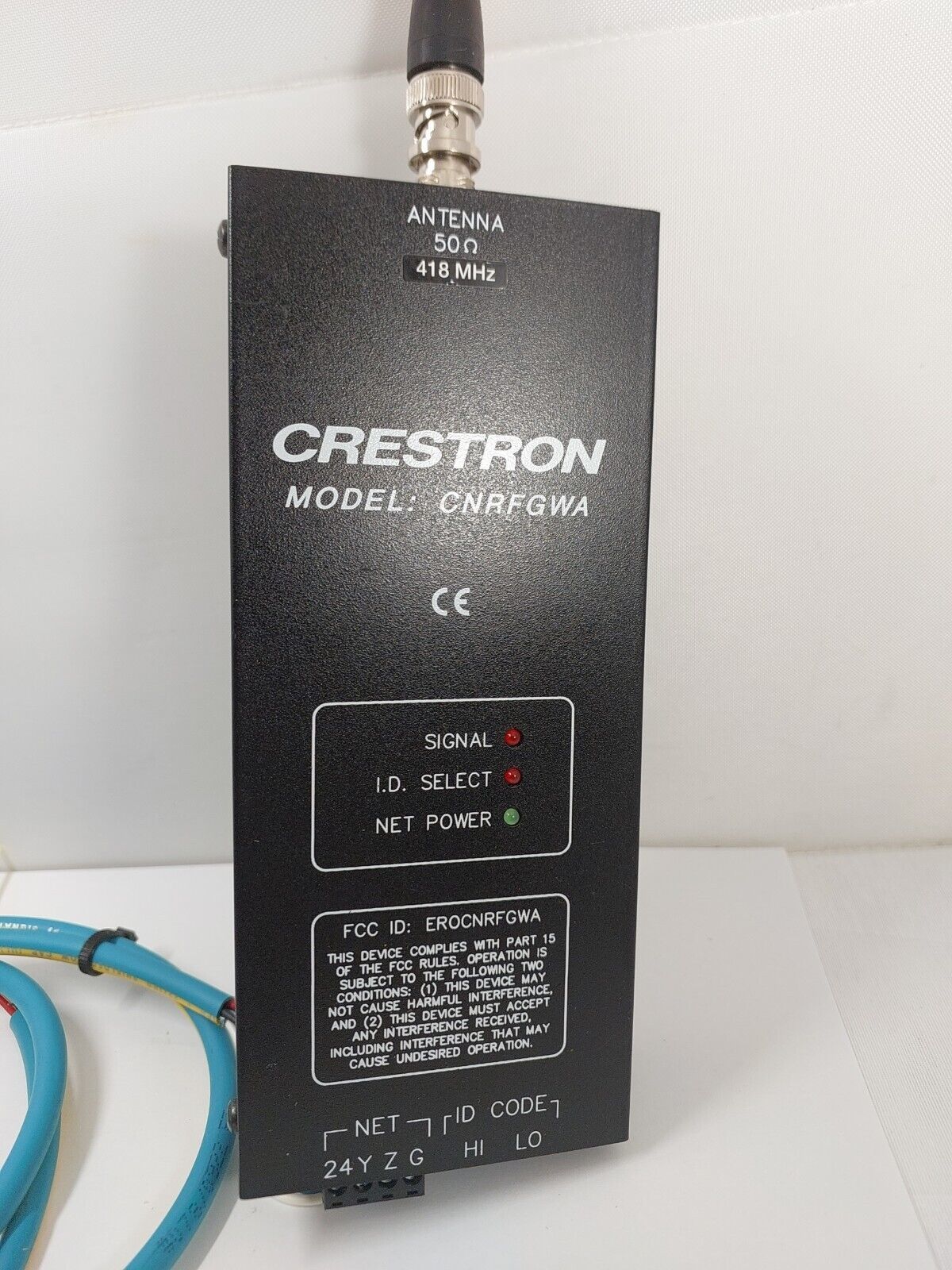 Genuine OEM CRESTRON CNRFGWA-418 418 MHz 1-Way RF Gateway wireless ...