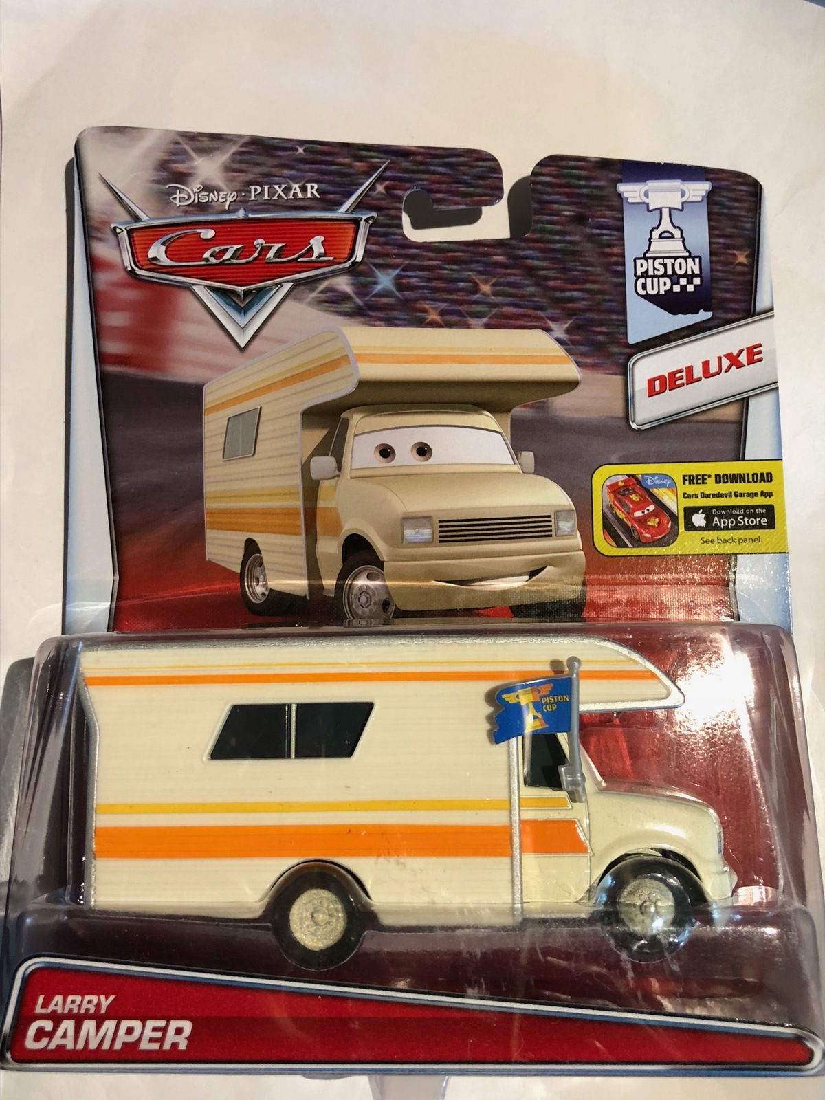 Disney Pixar Cars Deluxe Larry Camper - Contemporary Manufacture